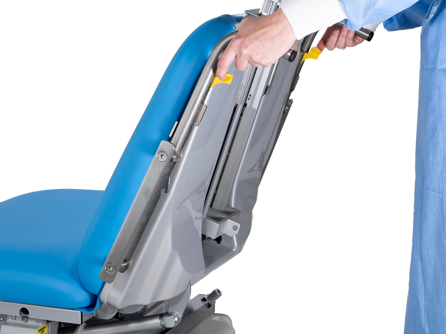 Operating table - RiEye Mk2S Driving handles at backrest and legrest