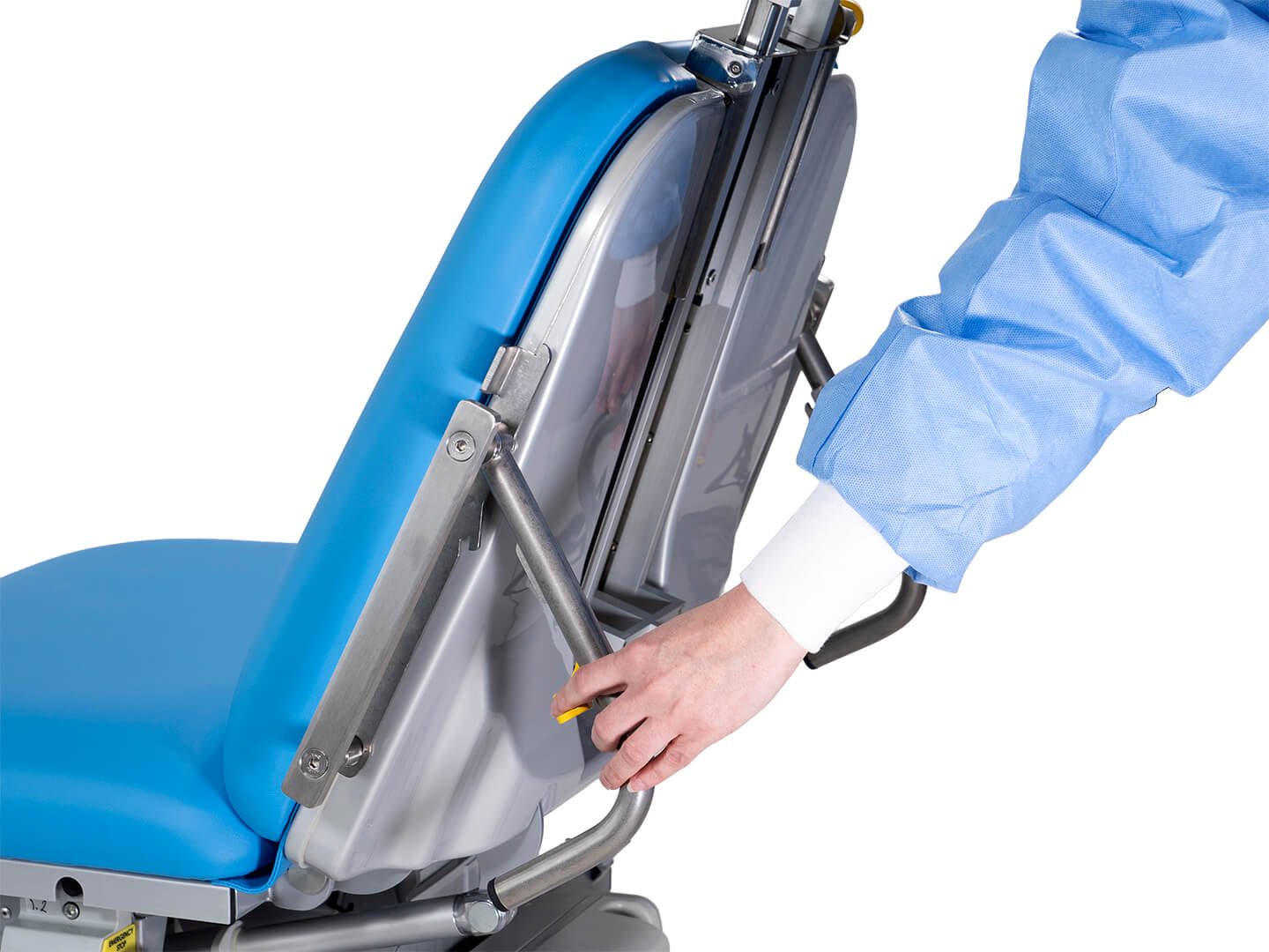 Operating table - RiEye Mk2S Driving handles at backrest and legrest
